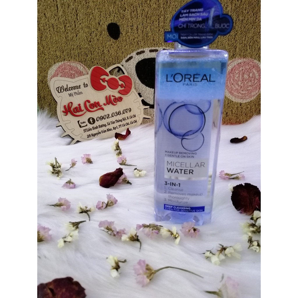 nước tẩy trang dưỡng ẩm LOreal Paris Micellar Water 400ml | Shopee Việt Nam