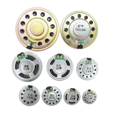 Set 5 loa siêu mỏng 8 ohms 0.5 watt 0.5W 8R cỡ 20/ 23/ 27/ 28/ 30/ 36/ 40mm | Shopee Việt Nam