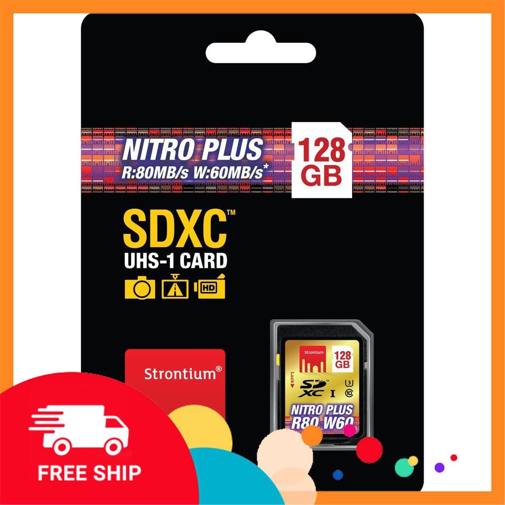 Thẻ nhớ Strontium MicroSD Nitro Plus UHS-1 U3 (Support 4k) 128Gb ...