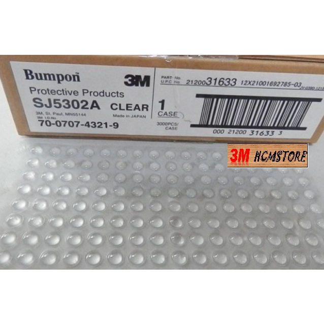 COMBO 150 NÚT 3M SJ5302 kích thước 7.9mm x 2.2mm- NÚT ĐỆM CAO SU NHỎ ...