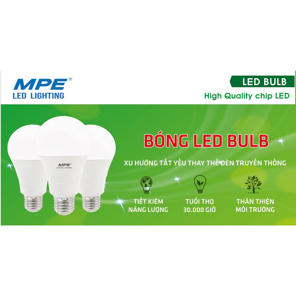 ĐÈN LED MPE 3w 5w 7w 9w 12w 15w | Shopee Việt Nam