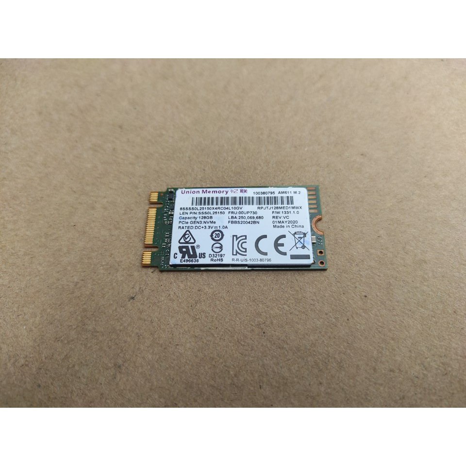 ổ cứng SSD Nvme PCle Gen 3 128G chuẩn 2242 | Shopee Việt Nam