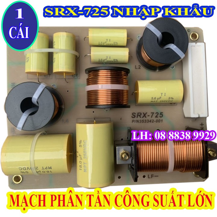 MẠCH PHÂN TẦN LOA SÂN KHẤU, SỰ KIỆN SRX-725 NHẬP KHẨU - GIÁ 1 MẠCH ...