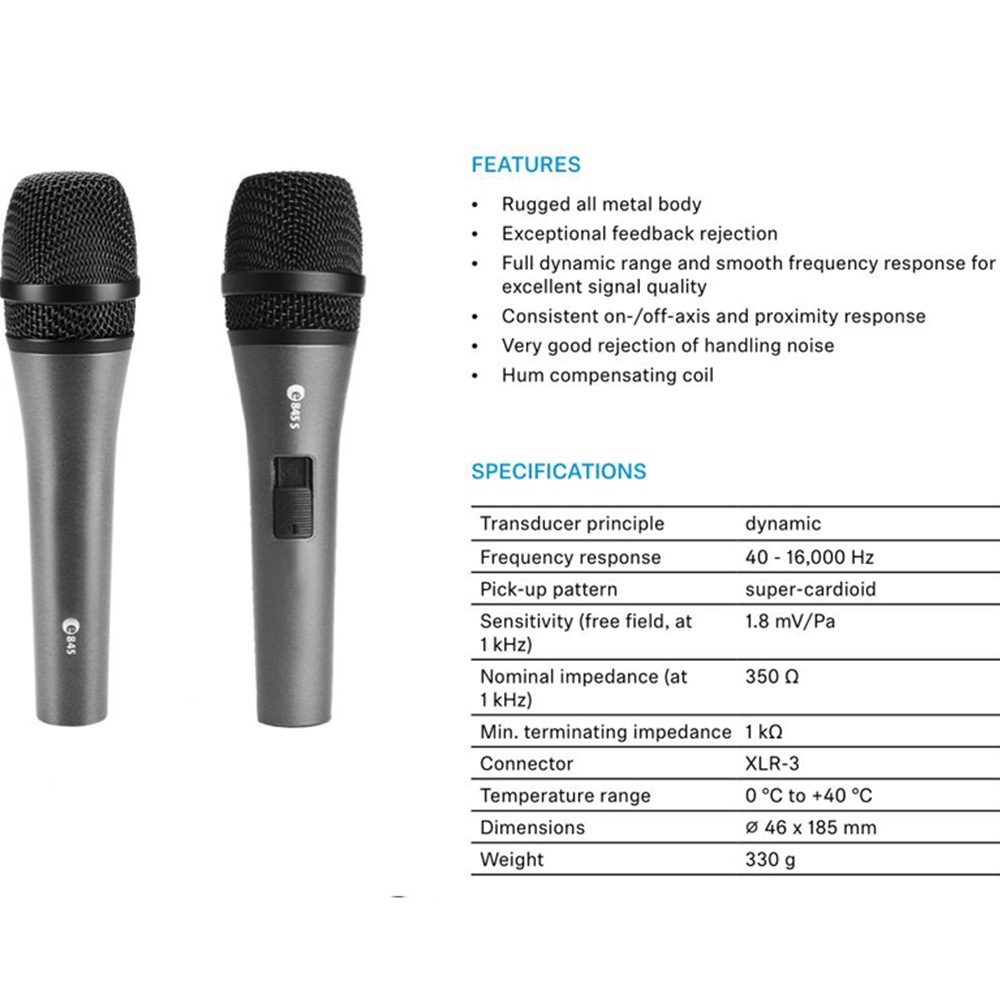 Micro Sennheiser E845 Dùng Trong studio | Shopee Việt Nam