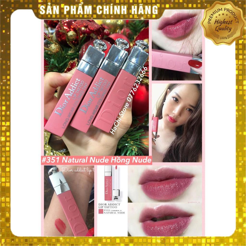 Son Dior Addict Lip Tattoo 351 Natural Nude | Shopee Việt Nam