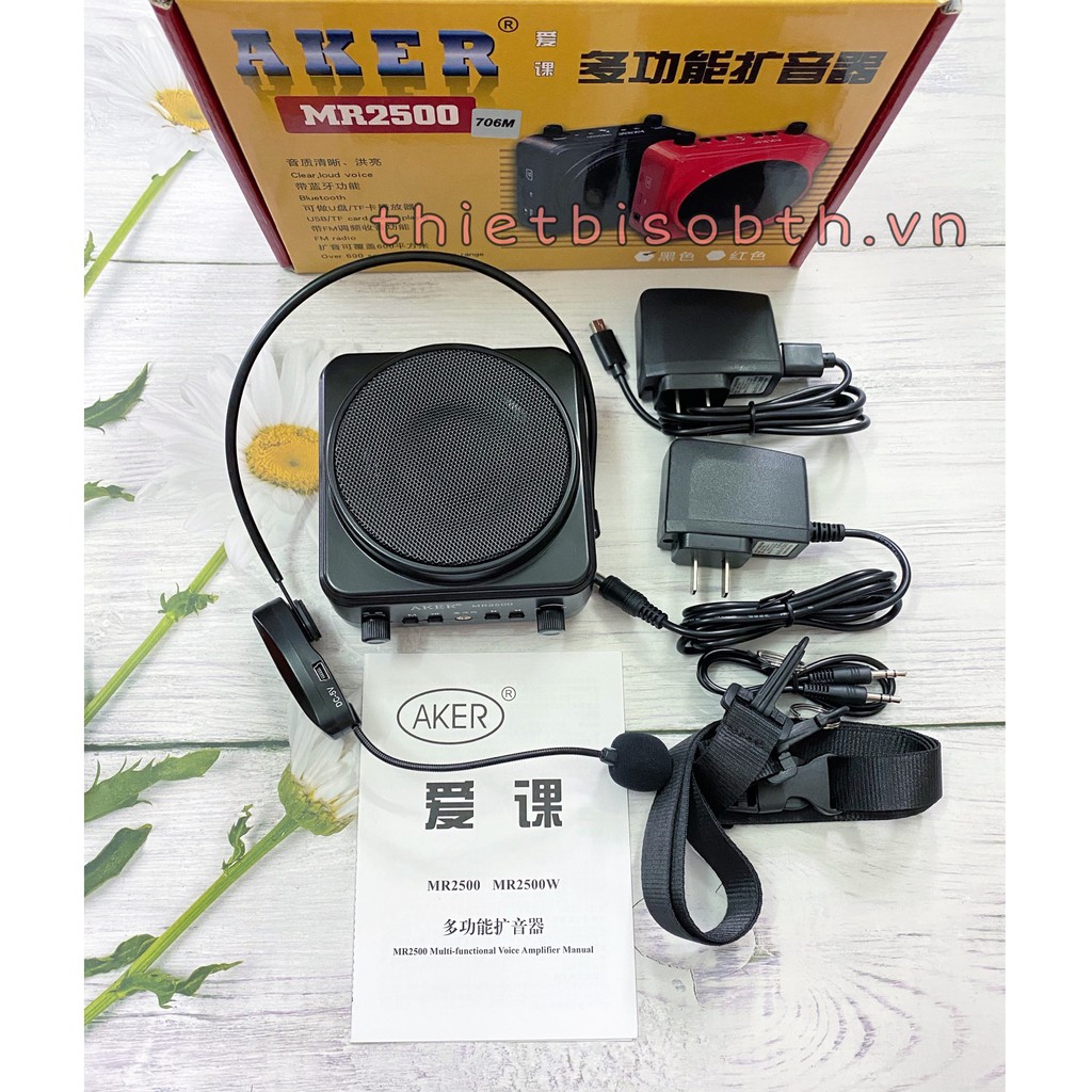 Loa Trợ Giảng, Máy Trợ Giảng Không Dây Aker MR2500 | Shopee Việt Nam