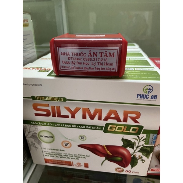 Giải độc gan SILYMAR GOLD hộp 60 viên(Mua 3 tặng 1) | Shopee Việt Nam