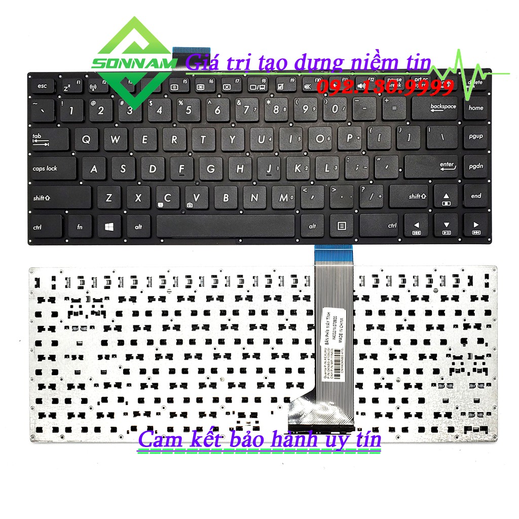 [Xả Kho] Bàn Phím Laptop Asus ZIN X402, X402A, X402C, X402CA - Bảo Hành Đổi Mới 9 Tháng - Bảo ...