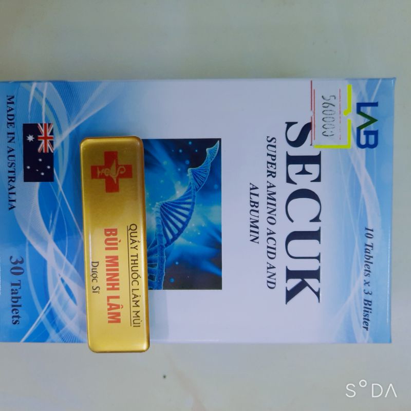 [Chính Hãng] Viên Đạm SECUK Hộp 30 Viên - Giúp bổ sung dinh dưỡng toàn ...