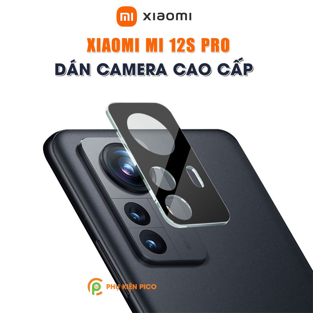 Dán camera Xiaomi 12S Pro thấu kính nổi 3D - Cường lực camera Xiaomi Mi ...