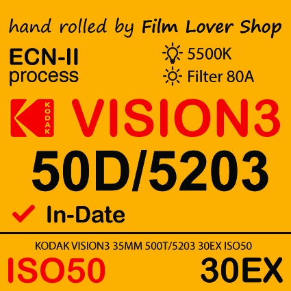 Film điện ảnh indate Kodak Vision 3 50D 5203_mã 301 | Shopee Việt Nam