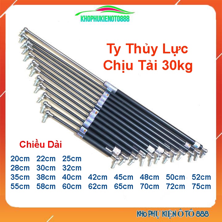 Ty chống cốp, thanh thủy lực capo, ty chống cửa chịu tải 300N (30kg ...