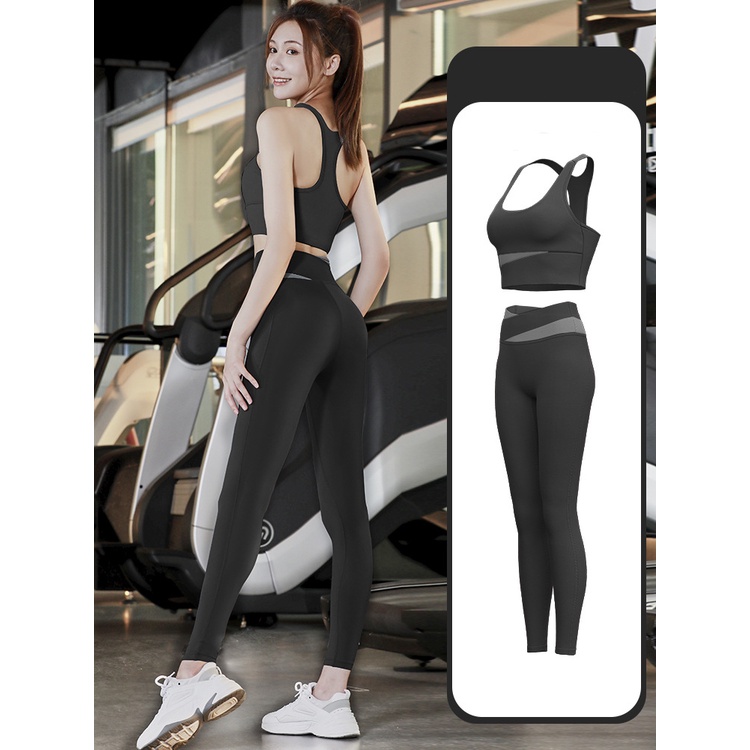Bộ Quần Áo Tập Gym Yoga Thể Thao Nữ Co Giãn Cao Cấp Thấm Hút Mồ Hôi Có ...
