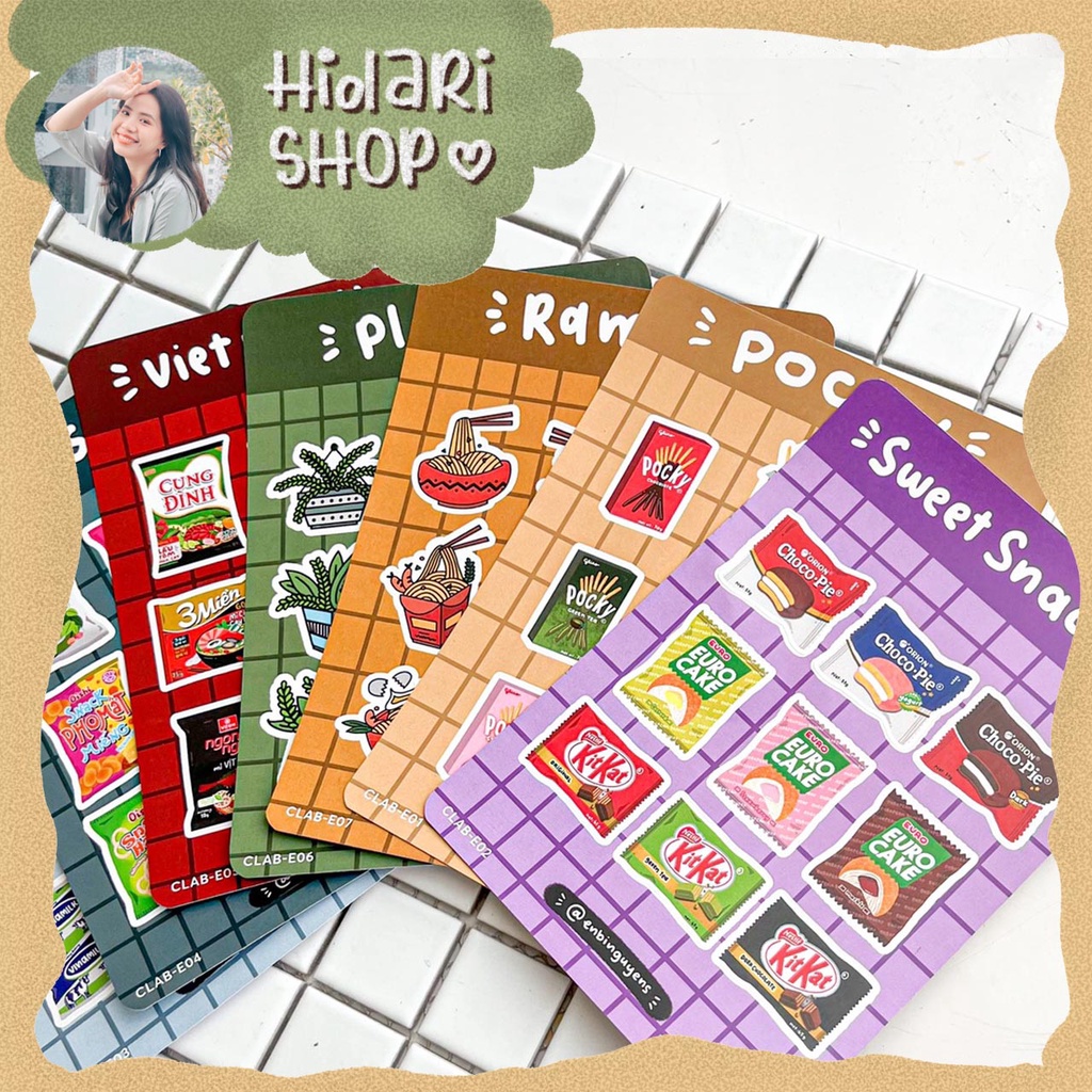 [VOL 1] Sticker Món Ăn, Nước Uống Việt Nam Dễ Thương by Enbinguyen ...
