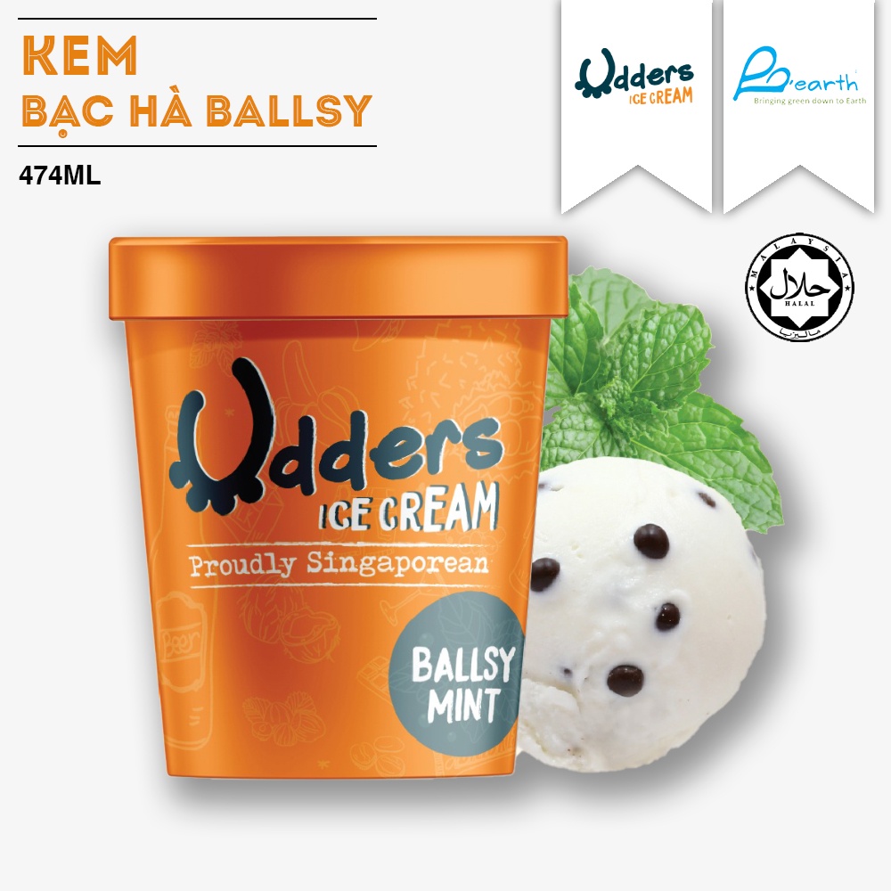 [MUA 1 TẶNG 1 SIZE 474ML] DATE T9 Kem Bạc hà Ballsy thương hiệu Udders (100ML/474ML) | Shopee ...