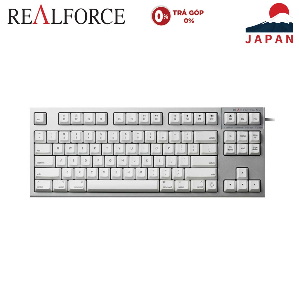 Bàn phím cơ Realforce R2 Silent APC for Mac Tenkeyless 30g | Shopee Việt Nam