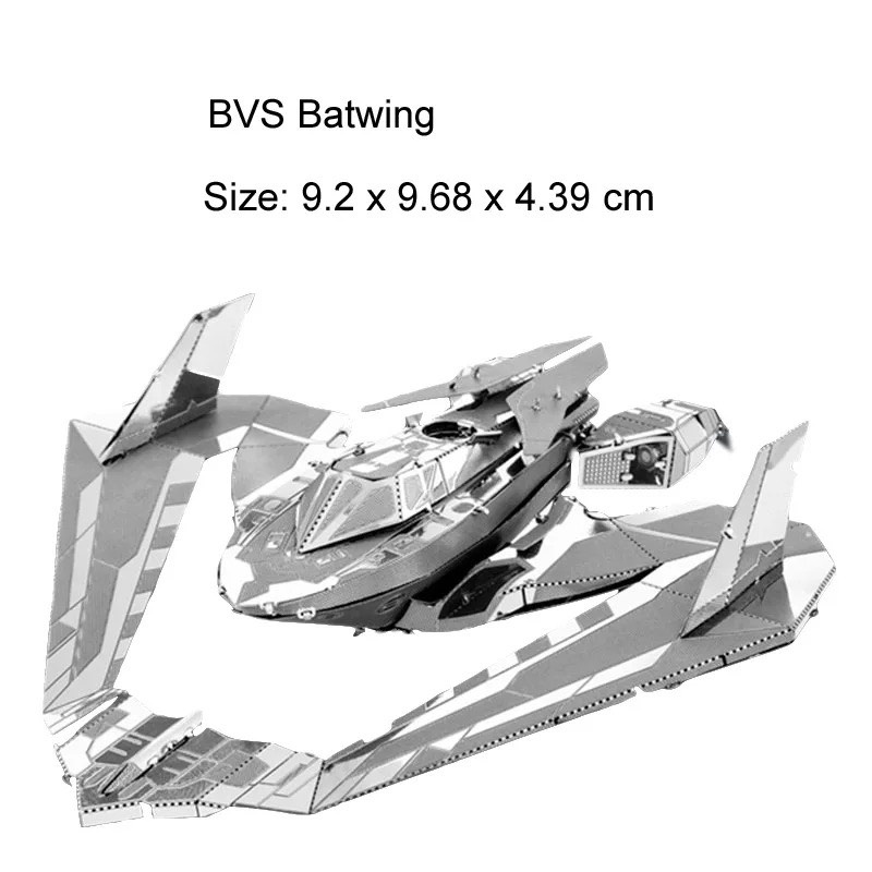 Mô hình 3D kim loại lắp ráp phi thuyền BVS batwing trong phim người Dơi ...