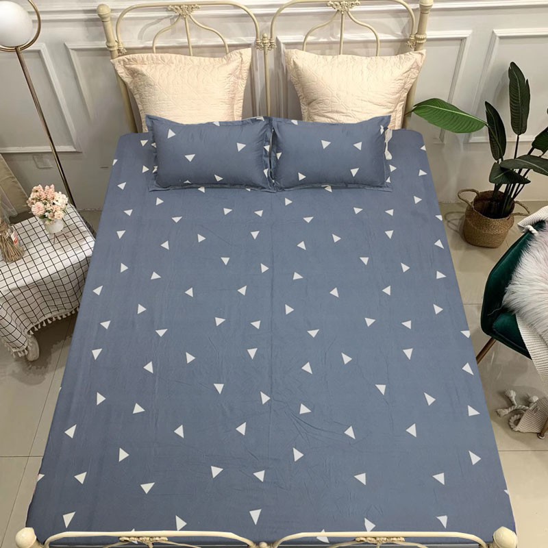 Bộ drap giường ga gối cotton poly đủ mọi size nệm | Shopee Việt Nam