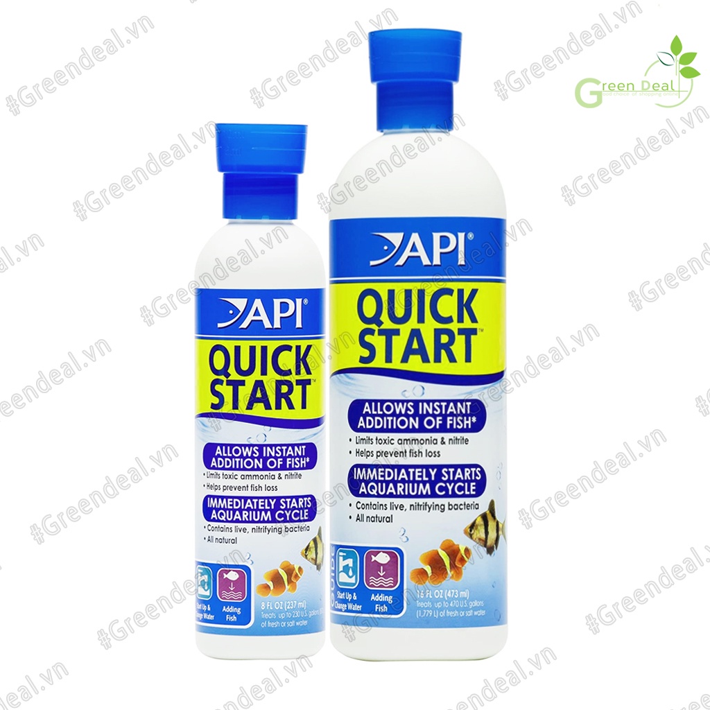 API - Quick Start (Chai 118 ml) | Vi sinh sống xử lý nước cho hồ cá ...