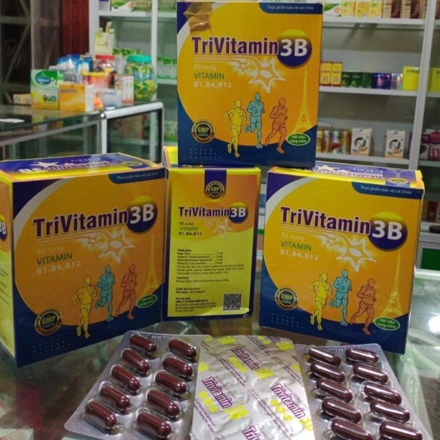 TRIVITAMIN 3B bổ sung Vitamin (B1, B6, B12) | Shopee Việt Nam