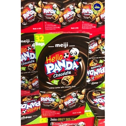 Bánh gấu socola Meiji Hello Panda gói 21g | Shopee Việt Nam