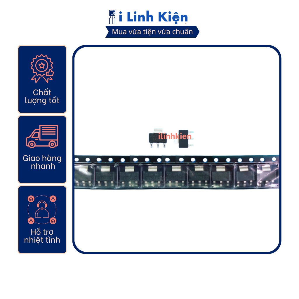 AP1117E50G GH15E 1A 5V SOT-223 chính hãng DIODE | Shopee Việt Nam