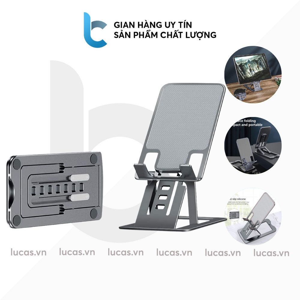 Stand/ Giá Đỡ Nhôm IPHONE, IPAD Lucas Slender Siêu Mỏng Tăng Chỉnh 7 ...