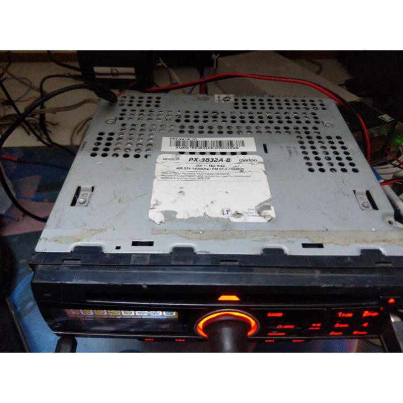 Đầu CD Clarion PX-3832A-B 24volt | Shopee Việt Nam