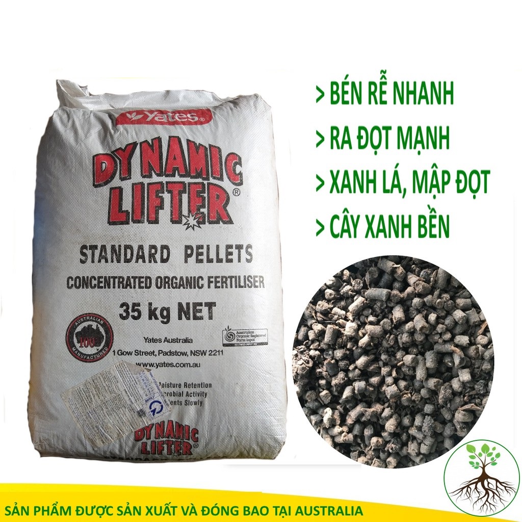Phân Hữu Cơ Dynamic Lifter (1kg), Nhập Khẩu từ Úc - chuyên dùng cho hoa ...