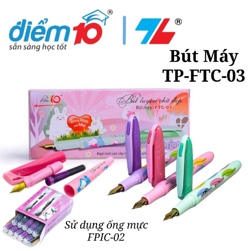 Bút Máy Học Sinh Điểm 10/Thiên Long (chính hãng) | Shopee Việt Nam