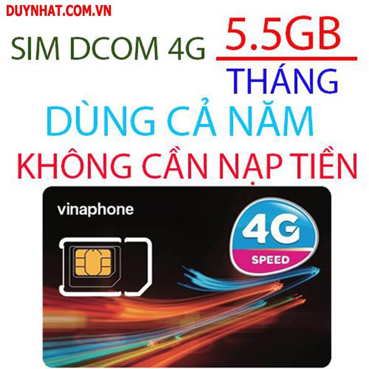 [ MIỄN PHÍ 12 THÁNG ] Sim 4G Vinaphone Data Tốc Độ Cao Có 5GB / tháng D500 Lắp ĐỊnh Vị Đọc Báo ...