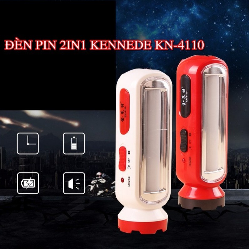 Đèn pin sạc led 2 chế độ KENNEDE KN-4110 | Shopee Việt Nam