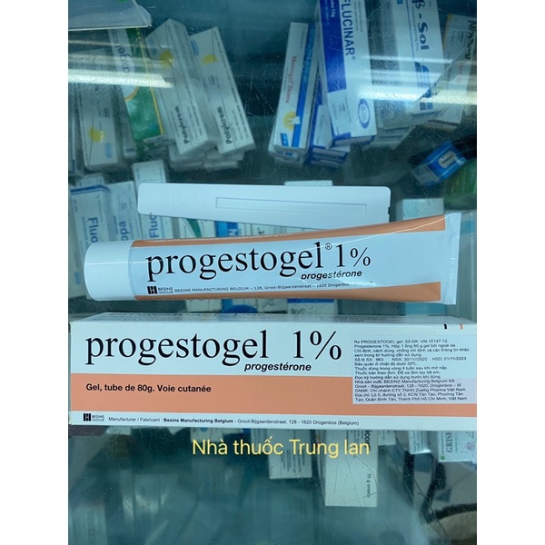 [CHÍNH HÃNG BESINS] Gel bôi PROGESTOGEL 1% tuýp 80g | Shopee Việt Nam