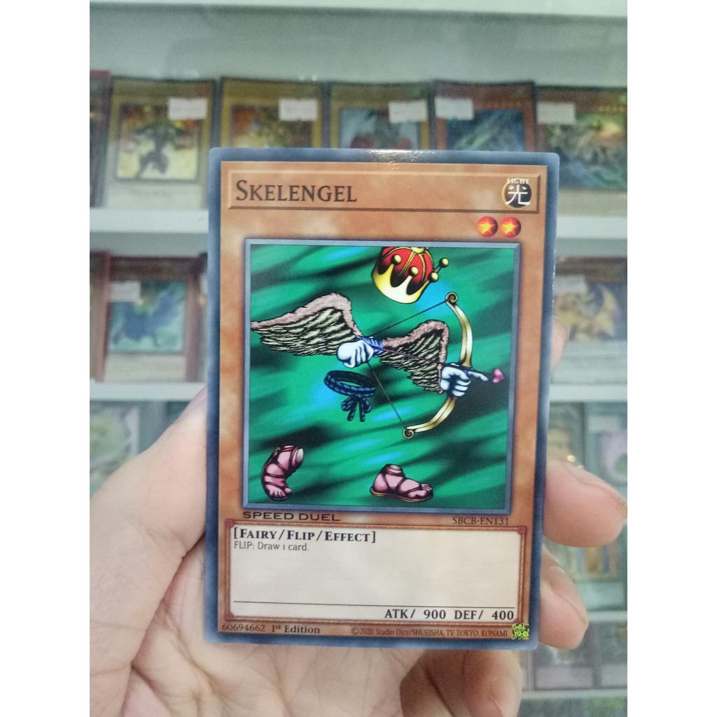 Thẻ Bài Lẻ YugiOh! Mã SBCB-EN131 - Skelengel - Common - 1st Edition ...
