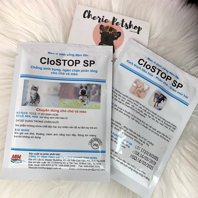 CloSTOP SP - Men vi sinh dùng cho Chó Mèo | Shopee Việt Nam
