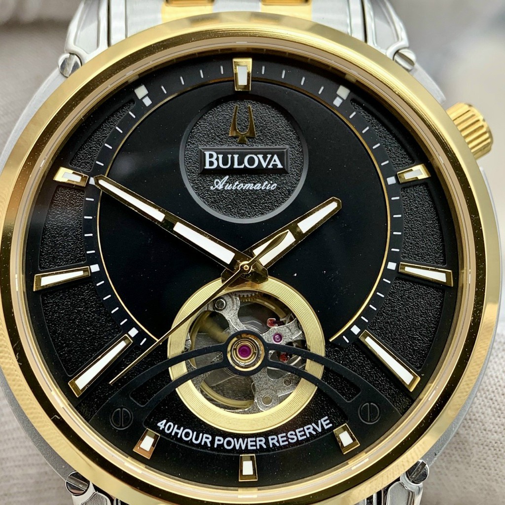 ĐỒNG HỒ NAM CƠ TỰ ĐỘNG BULOVA 96A199 , DÂY THÉP , SIZE 41MM | Shopee ...