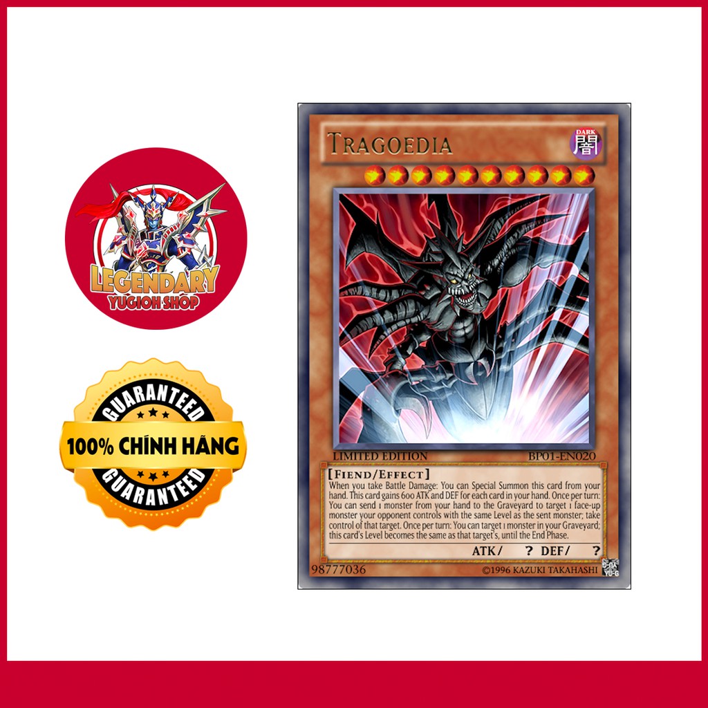 [Thẻ Bài Yugioh Chính Hãng] Tragoedia | Shopee Việt Nam