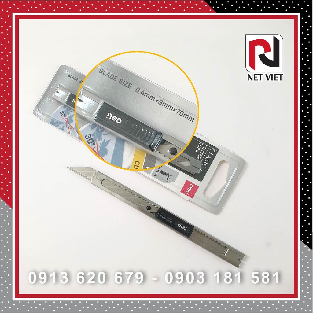 Dao rọc giấy Deli 30 độ, Dao cắt giấy mini nhỏ gọn Deli 30 độ | Shopee ...