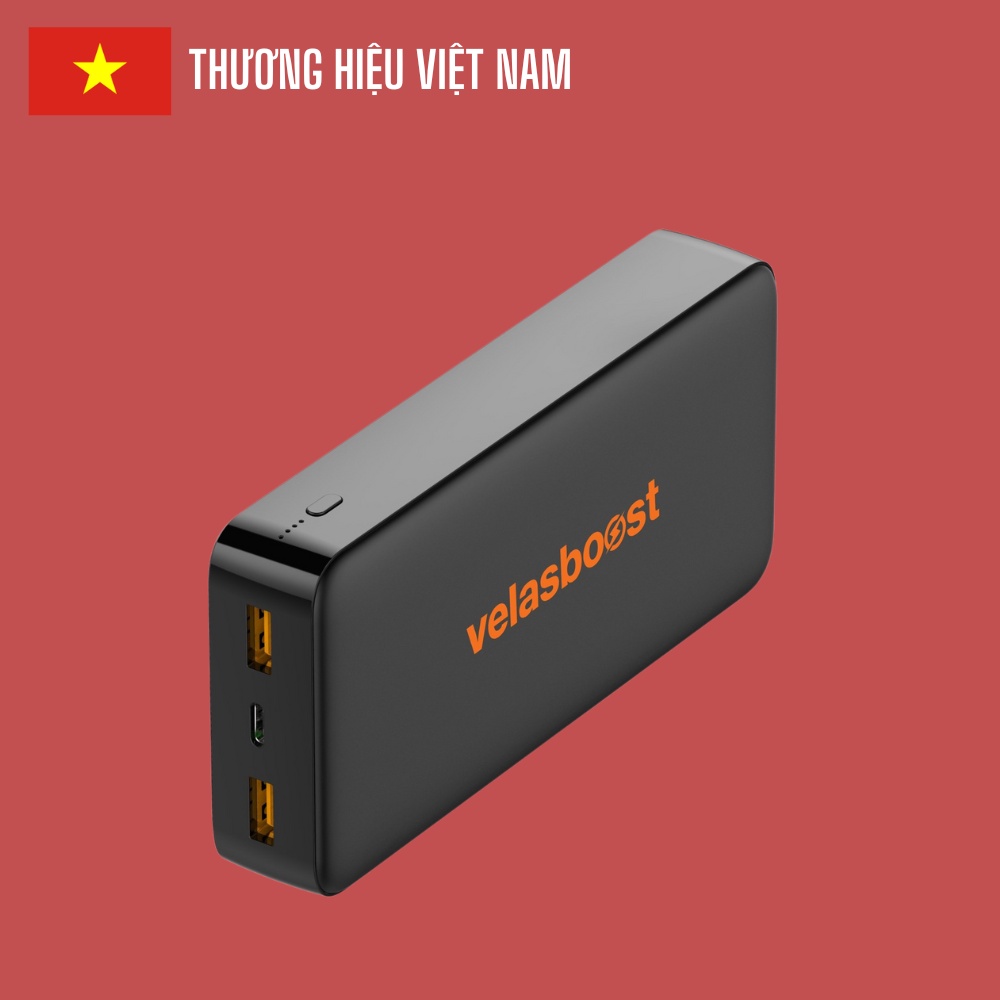 Pin dự phòng sạc nhanh F2 20.000mAh Velasboost, Bảo hành 1 đổi 1 ...