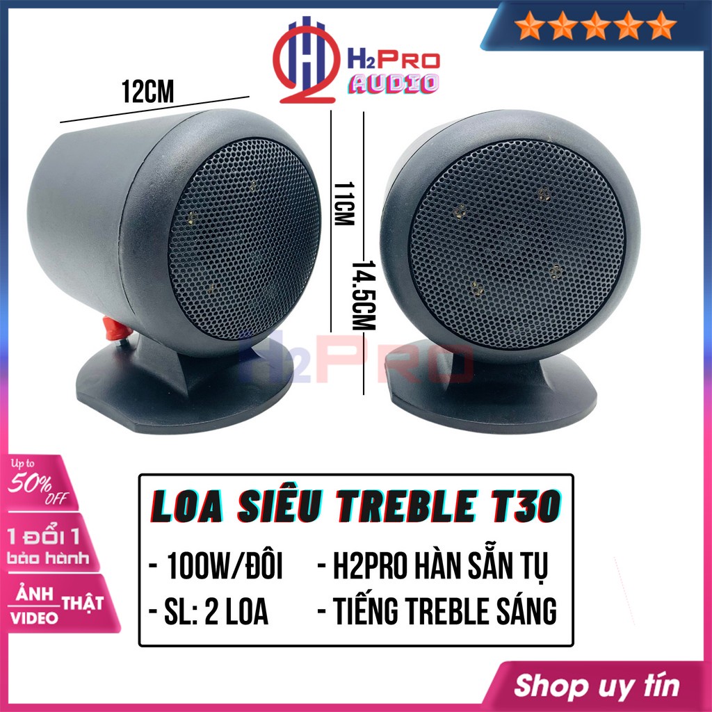 Đôi Loa Tép Rời, Loa Siêu Treble T30 100W Chính Hãng (2 Chiếc), Tiếng Treble Sáng, Nghe Hay ...