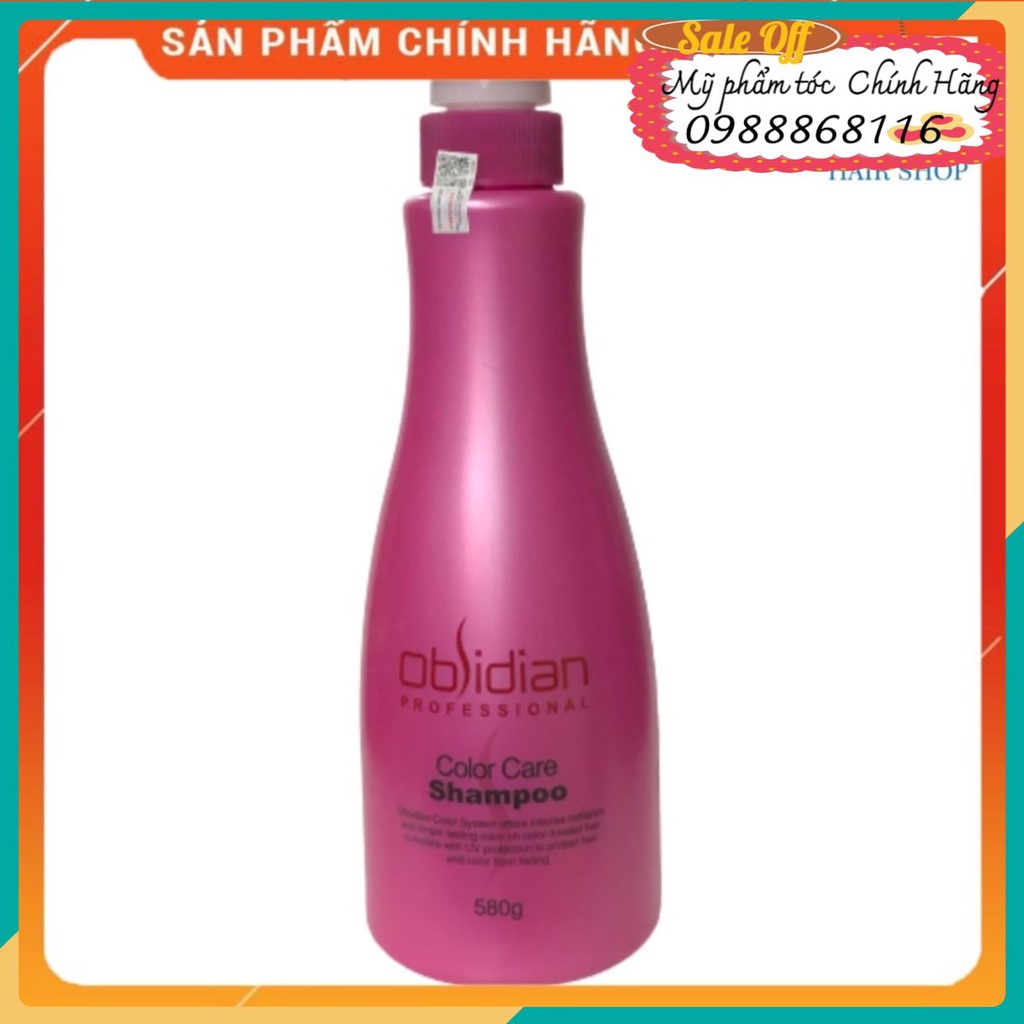 [Chính hãng] [Siêu rẻ] Dầu gội dưỡng tóc nhuộm Obsidian 580ml (KOREA ...