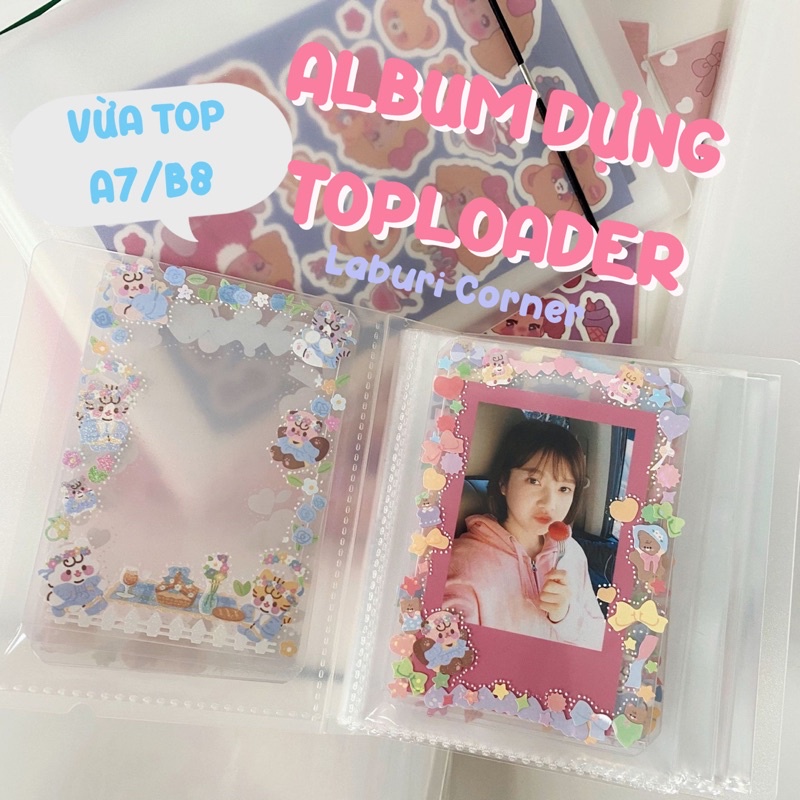 ALBUM BÌA CỨNG ĐỰNG POLAROID, INSTAX, TOPLOADER A7/B8, ẢNH 6x9 💖💣 ...