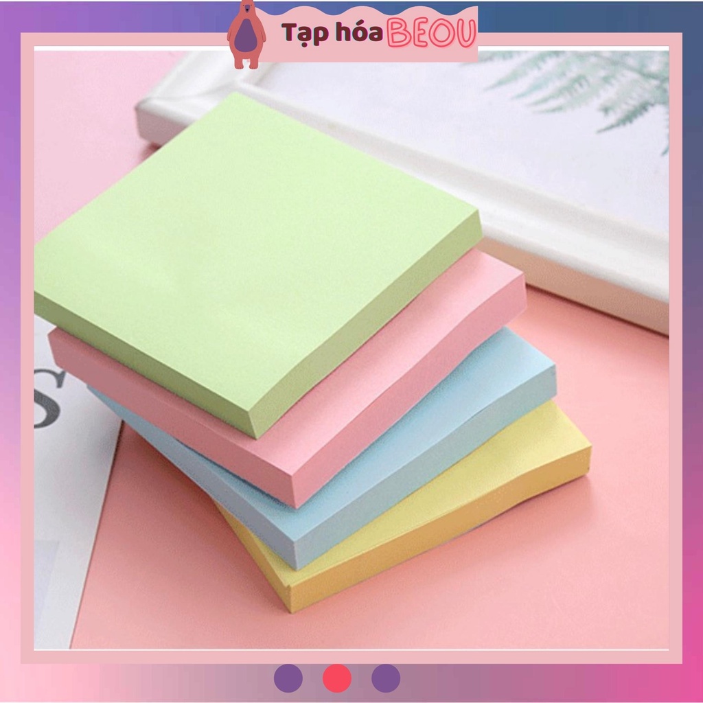 Giấy ghi chú dạng dán, giấy note nhiều màu | Shopee Việt Nam