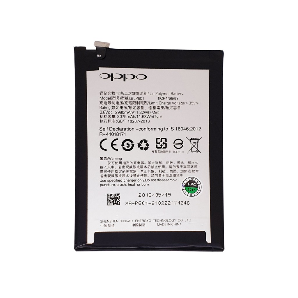 PIN OPPO F1S / A59 / A1601 / BLP601,DUNG LƯỢNG 3075MAH | Shopee Việt Nam