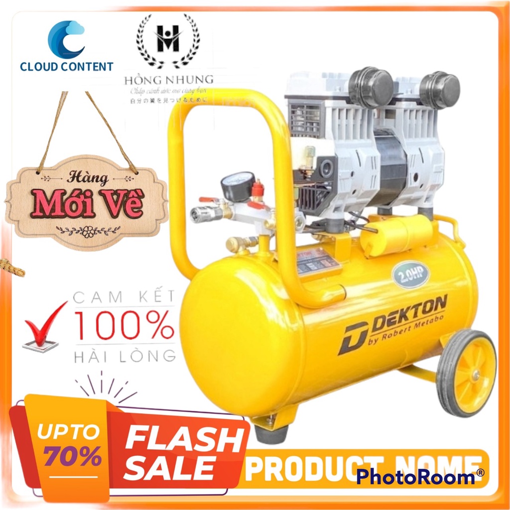 MÁY NÉN KHÍ 30L DEKTON 2HP DK-5930 - KHÔNG DẦU TUA CHẬM (MODEL: DK-5930) | Shopee Việt Nam