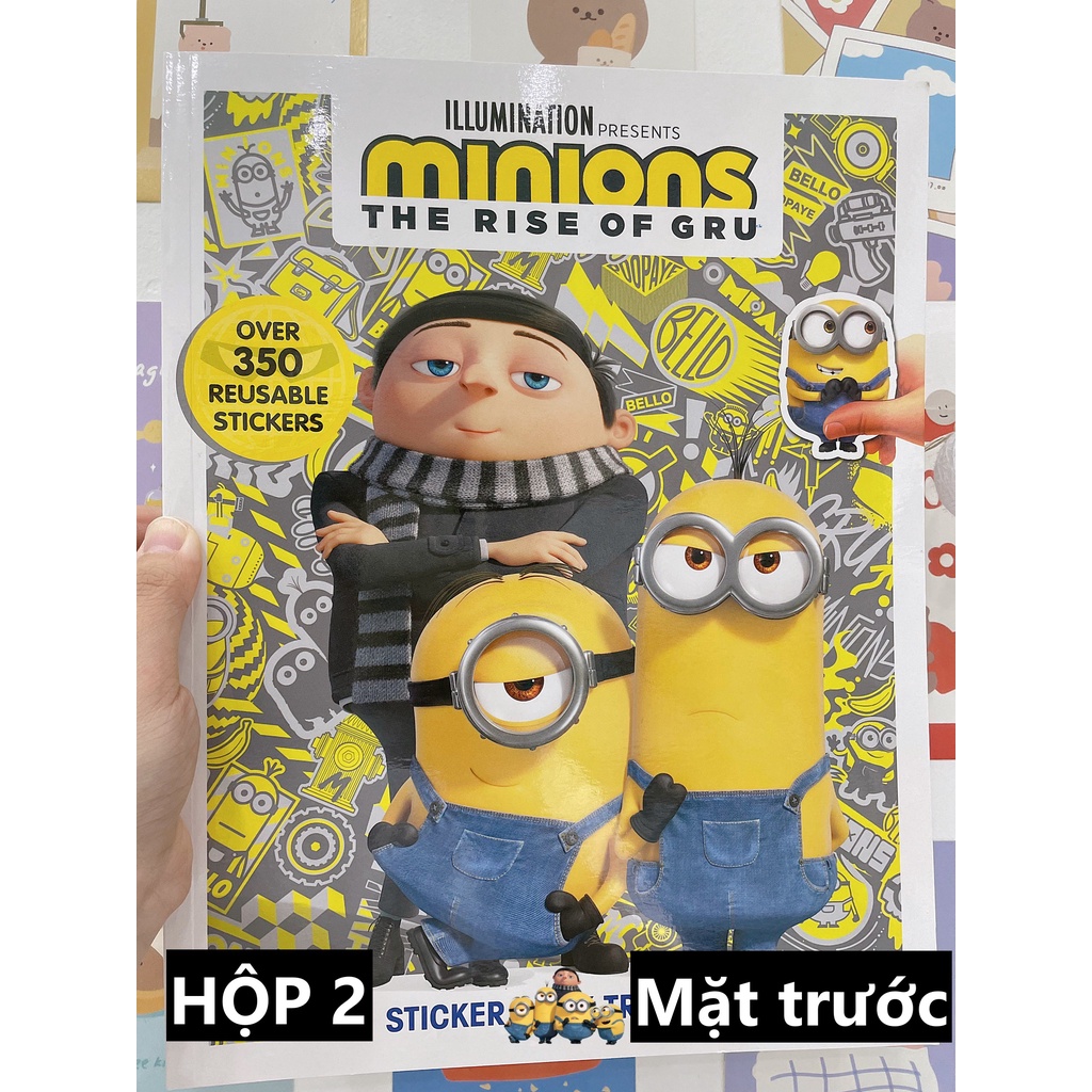 Cuốn Sticker Minions - The Rise Of Gru | Shopee Việt Nam