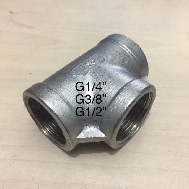TÊ REN INOX 201-304 phi 13,17,21 | Shopee Việt Nam