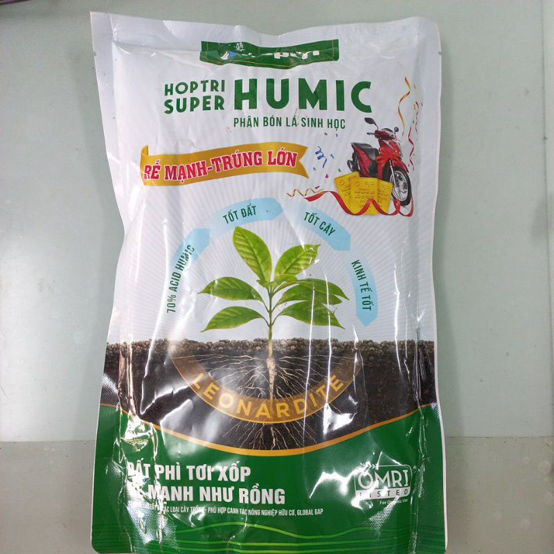 Phân bón lá sinh học HopTri Super Humic bột 1kg | Shopee Việt Nam