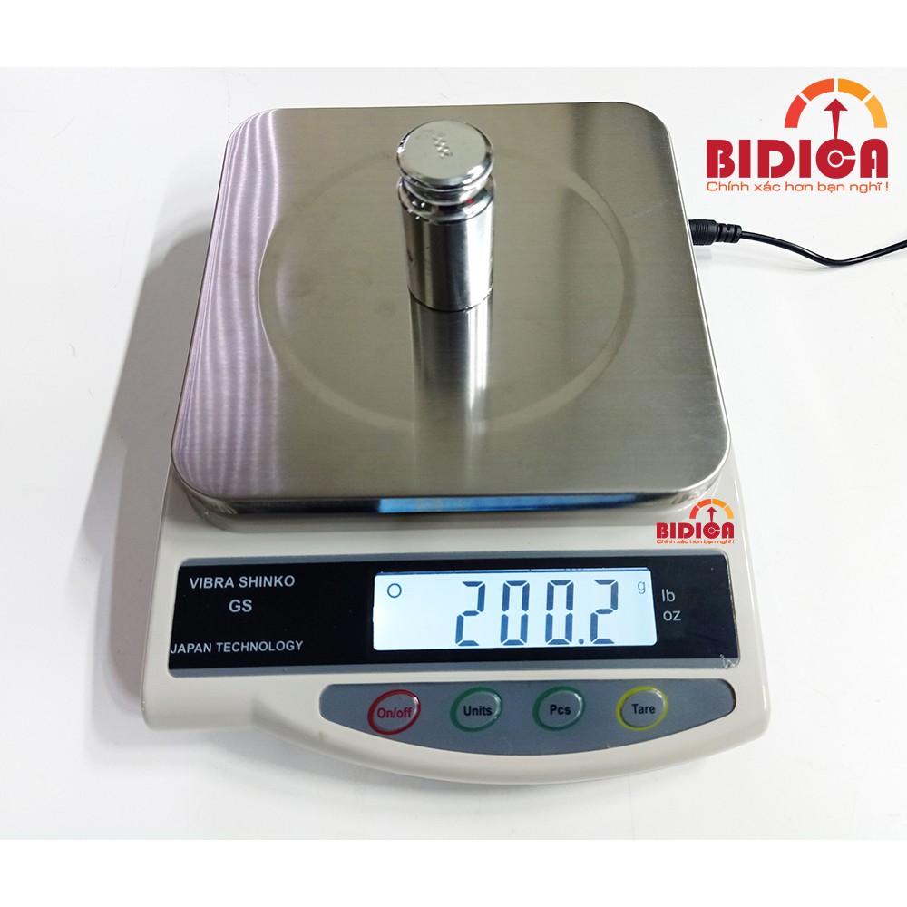 Hàng Loại 1 - Cân Tiểu Ly Điện Tử Nhật Bản Vibra GS 3Kg/0.1g - Chuyên cân yên sào, làm bánh ...