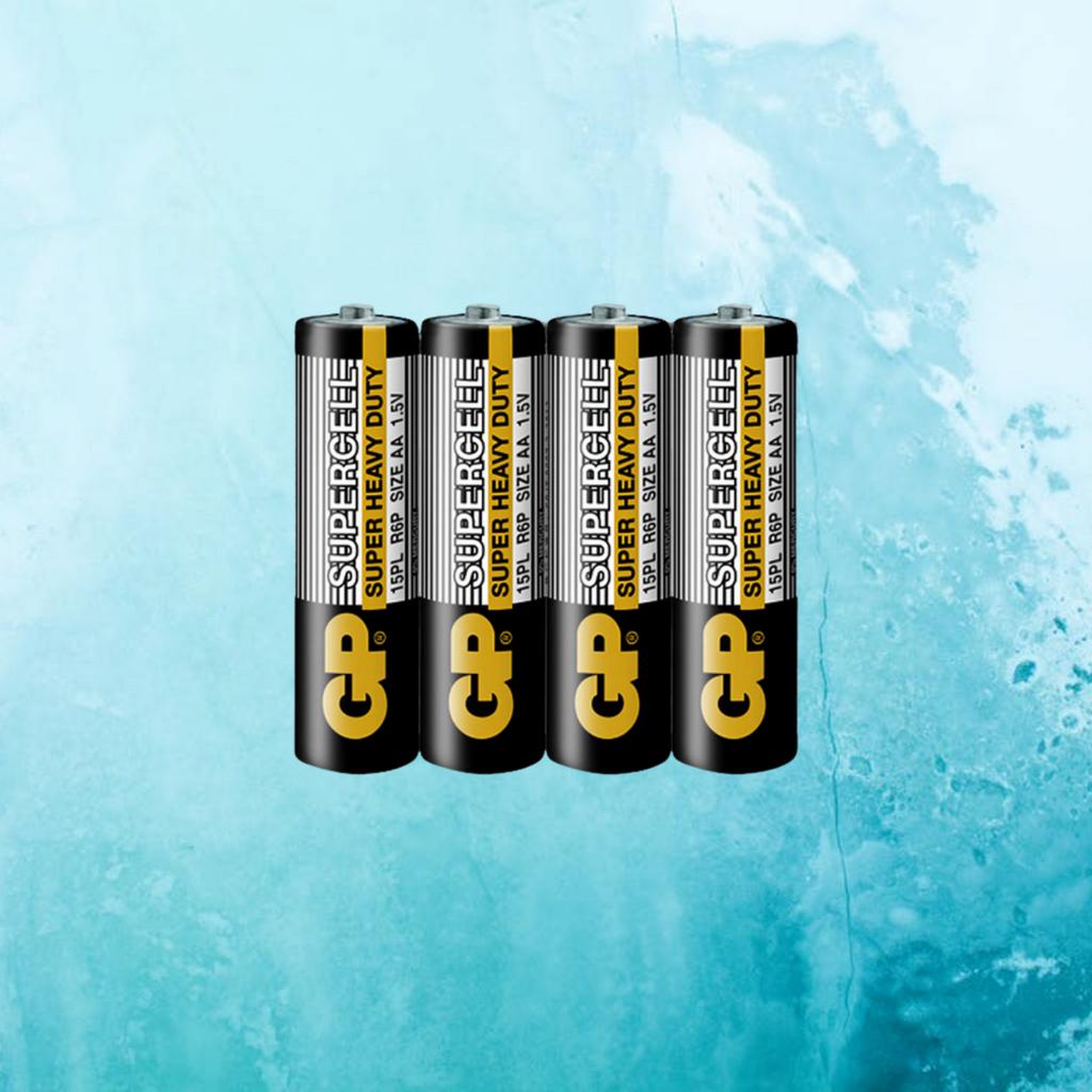 Pin AA GP SuperCell Giá Tốt - Pin Tiểu, Pin Carbon Vỉ 4 Viên Chính Hãng - Pin 2A Lỗi 1 Đổi 1 ...